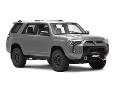 Magnum Toyota 4-Runner RT Front Stubby Winch Bumper; Black Textured ...