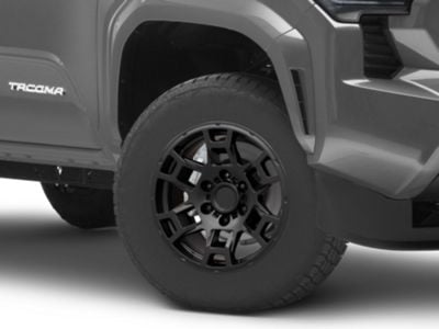 Tacoma Pro Matte Black 6-Lug Wheel; 17x8; 5mm Offset (24-26 Tacoma ...