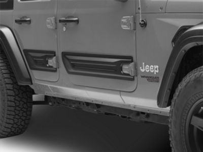 Air Design Jeep Wrangler Door Rocker Panels; Satin Black JE05D26 (18-25 ...