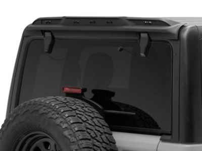 American Modified Jeep Wrangler Rear Roof Spoiler with Amber LED Lights ...