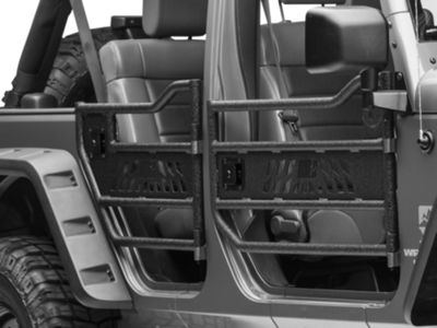 Jeep Wrangler Rear Tube Doors (07-18 Jeep Wrangler JK 4-Door) - Free ...