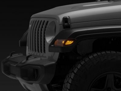 Raxiom Jeep Gladiator Axial Series LED Side Marker Lights; Smoked ...