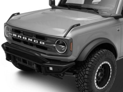 Barricade Bronco HD Tubular Rear Bumper with LED Fog Lights FB14612 (21 ...