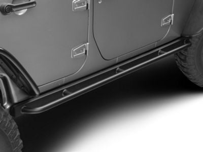 Barricade Jeep Wrangler Enhanced Rubi Rails; Textured Black J100747 (07 ...