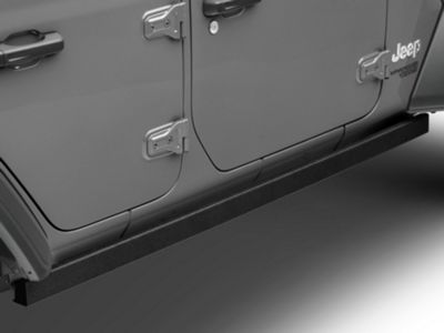 Barricade Jeep Wrangler Rubi Rails; Textured Black J123335-JL (18-24 ...