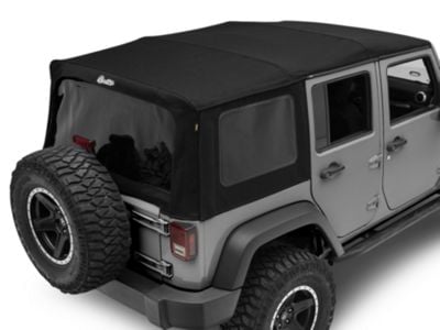 Bestop Jeep Wrangler Supertop NX Soft Top with Tinted Windows; Black ...
