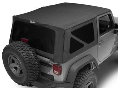 Bestop Jeep Wrangler Supertop NX Soft Top; Black Diamond 54722-35 (07 ...