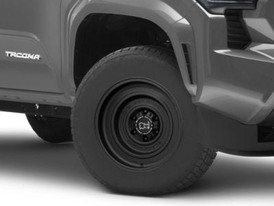 Black Rhino Tacoma Solid Matte Black 6-Lug Wheel; 17x9.5; -12mm Offset ...
