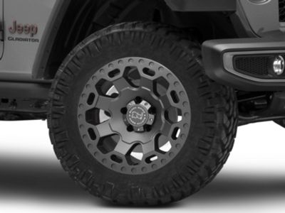 Black Rhino Jeep Gladiator Warlord Matte Gunmetal Wheel; 20x9; -12mm ...