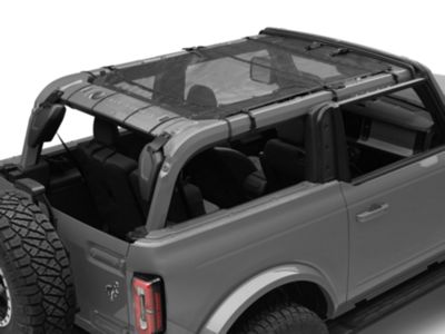 Body Armor 4x4 Bronco Mesh Top; Black 91001 (21-24 Bronco) - Free Shipping