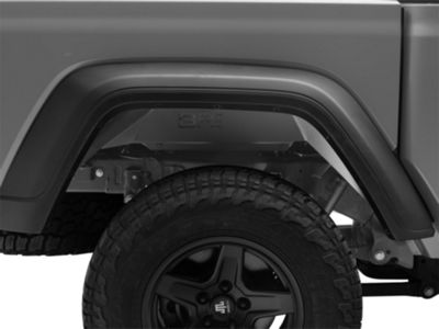 Body Armor 4x4 Jeep Gladiator Rear Fender Liners; Textured Black JT ...