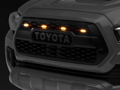 Toyota Tacoma TRD Pro Upper Replacement Grille; Matte Black PT228-35170 ...