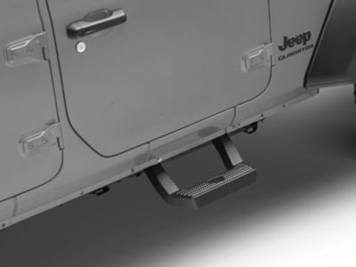 Carr Jeep Gladiator LD Side Steps; Black; Pair 111251 (20-25 Jeep ...