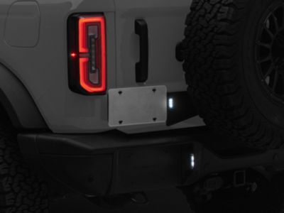 DV8 Offroad Bronco Rear License Plate Relocation Bracket LPBR-03 (21-25 ...