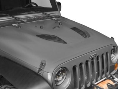 DV8 Offroad Jeep Wrangler Rubicon 10th Anniversary Replica Hood ...