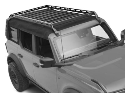 DV8 Offroad Bronco Soft Top Roof Rack RRBR-01 (21-25 Bronco 4-Door w ...