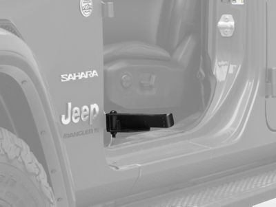 DV8 Offroad Jeep Wrangler Door Foot Pegs STJL-05 (07-24 Jeep Wrangler ...