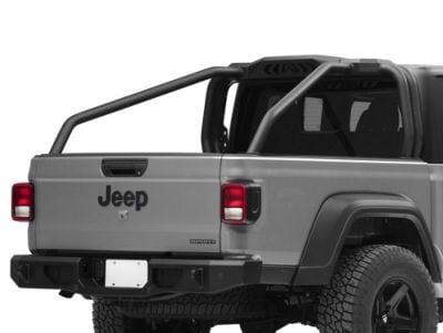 Fab Fours Jeep Gladiator Sport Bed Rack; Matte Black JTSR20-1 (20-25 ...