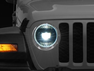 Diode Dynamics Jeep Gladiator Elite LED Headlights; Black Housing ...