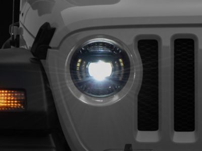 Diode Dynamics Jeep Wrangler Elite Max LED Headlights; Black Housing ...