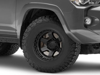 Fuel Wheels Toyota 4-Runner Block Matte Black with Black Ring 6-Lug ...