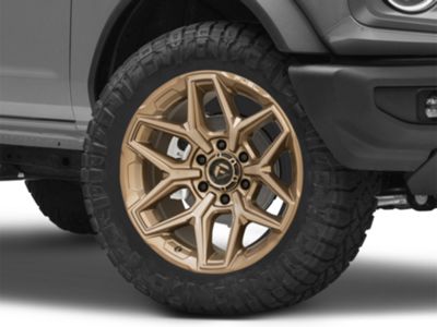 Fuel Wheels Bronco Flux Platinum Bronze 6-Lug Wheel; 20x9; 20mm Offset FC854ZR20906320 (22-25 ...