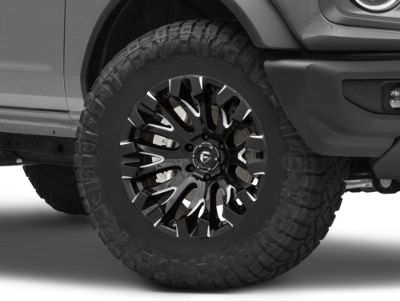 Fuel Wheels Bronco Quake Gloss Black Milled 6-Lug Wheel; 18x9; 1mm ...