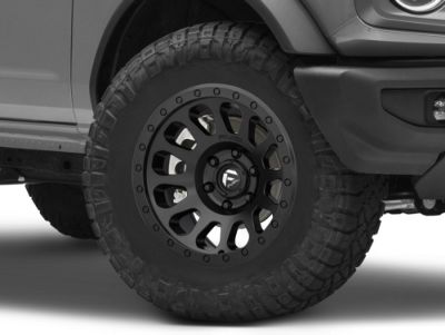 Fuel Wheels Bronco Vector Matte Black 6-Lug Wheel; 18x9; 19mm Offset ...