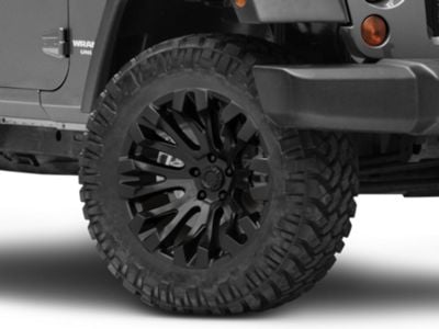 Fuel Wheels Jeep Wrangler Quake Blackout Wheel; 20x10; -18mm Offset ...