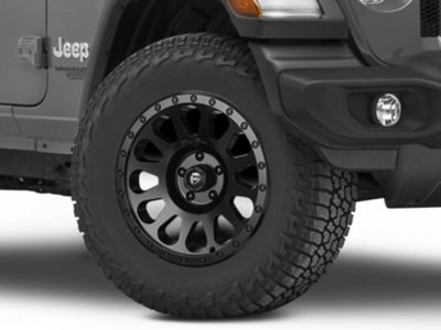 Fuel Wheels Jeep Wrangler Vector Matte Black Wheel; 18x9; 20mm Offset ...