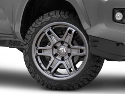 Fuel Wheels Tacoma Slayer Matte Gunmetal 6-Lug Wheel; 20x9; 1mm Offset ...
