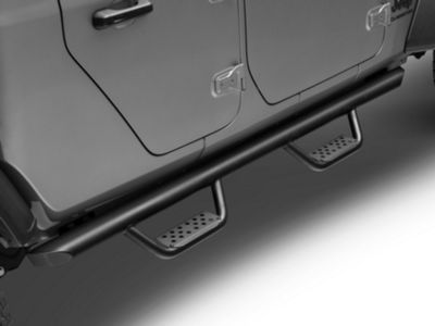 Jeep Gladiator Dominator D2 Cab Length Side Step Bars; Textured Black ...