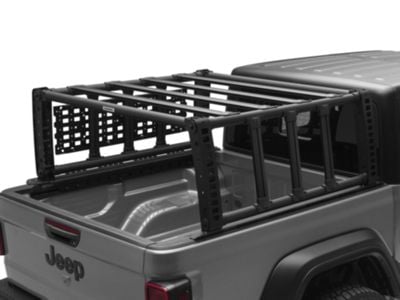 Go Rhino Jeep Gladiator XRS Overland Xtreme Rack; Textured Black ...