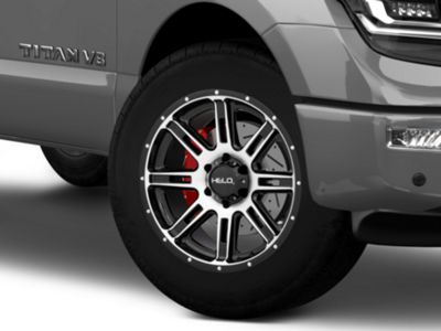HELO Titan HE900 Gloss Black Machined 6-Lug Wheel; 20x9; 0mm Offset ...
