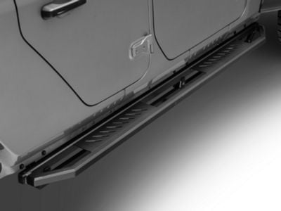 Jeep Gladiator Rocker Armor Side Step Bars; Matte Black (20-25 Jeep ...