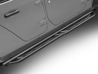 Jeep Gladiator Rocker Steps; Textured Black (20-25 Jeep Gladiator JT ...
