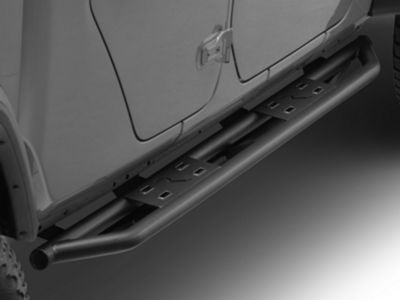 Jeep Gladiator TrailCrawler Rock Slider Steps; Black (20-26 Jeep ...