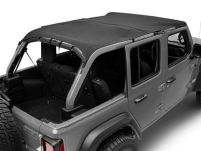 Jeep Wrangler California Brief Soft Top; Black Diamond (18-24 Jeep ...