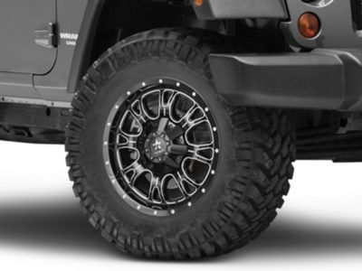 RBP Jeep Wrangler 89R Assassin Black Machined Wheel; 18x9; 0mm Offset ...