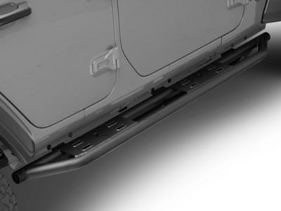 Jeep Wrangler TrailCrawler Rock Slider Steps; Black (18-24 Jeep ...