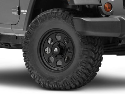 Mammoth Jeep Wrangler 8 Aluminum Matte Black Wheel - 16x8 J133430-JK ...