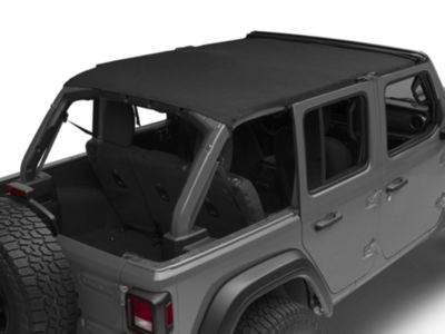 MasterTop Jeep Wrangler Bimini Top Plus; MasterTwill 14300624 (18-23 ...