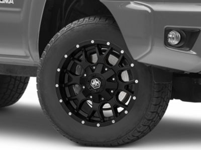 Mayhem Wheels Tacoma Warrior Matte Black 6-Lug Wheel; 18x9; -12mm ...