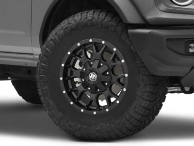 Mayhem Wheels Bronco Warrior Matte Black 6-Lug Wheel; 17x9; -12mm ...