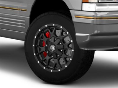 Mayhem Wheels Jeep Grand Cherokee Warrior Matte Black Wheel; 17x9; 18mm ...