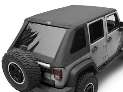 Mopar Jeep Wrangler JEEP Trektop Slantback Soft Top; Black Diamond ...