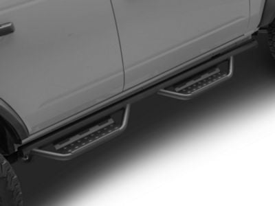 N-Fab Bronco Cab Length RS Nerf Side Step Bars; Textured Black ...