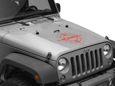 Jeep Licensed by RedRock Jeep Wrangler Compass Decal with Jeep Logo ...