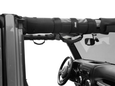 Jeep Licensed by RedRock Jeep Wrangler Grab Handles with Jeep Logo ...