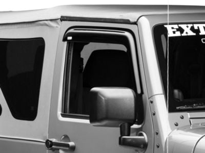 Rugged Ridge Bug Deflector Matte Black 07-18 Jeep Wrangler